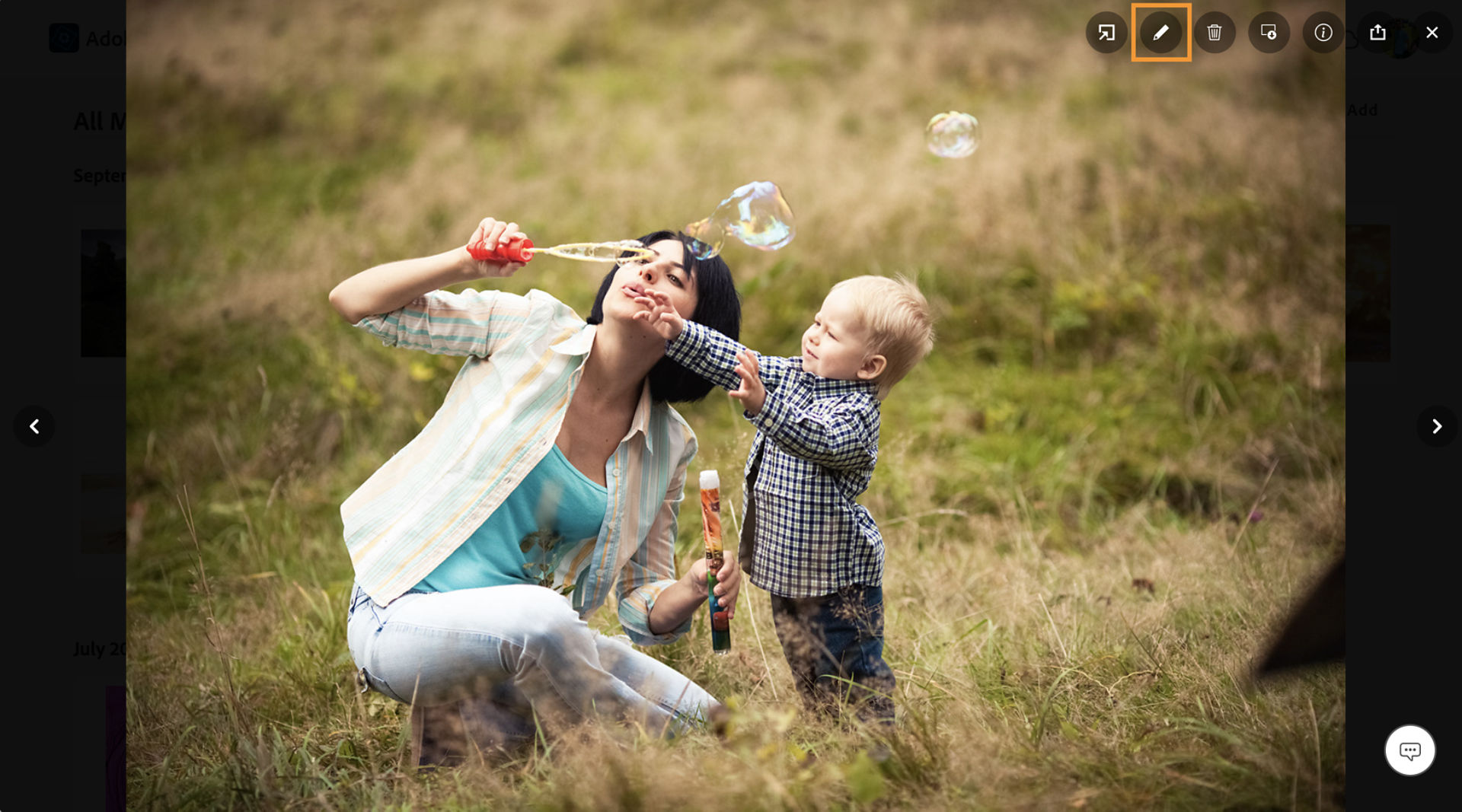 Quickly adjust your photos looks